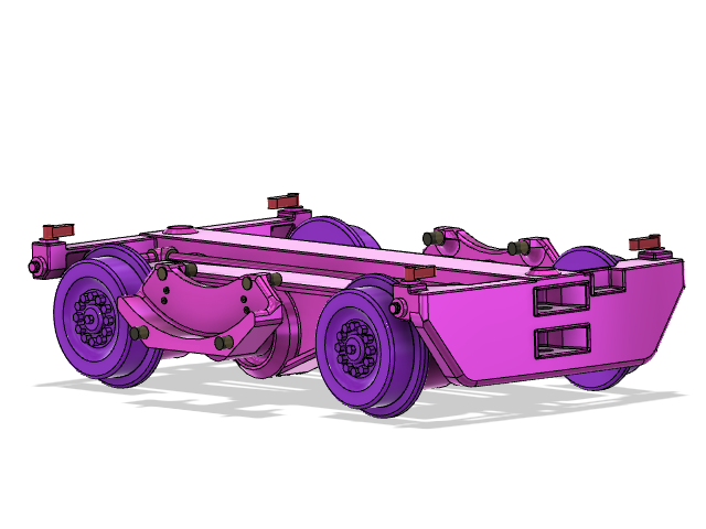 HSB Rollbock type "Vevey" - 3D-Druck - Ohne Funktion - Schienendampf Lounge